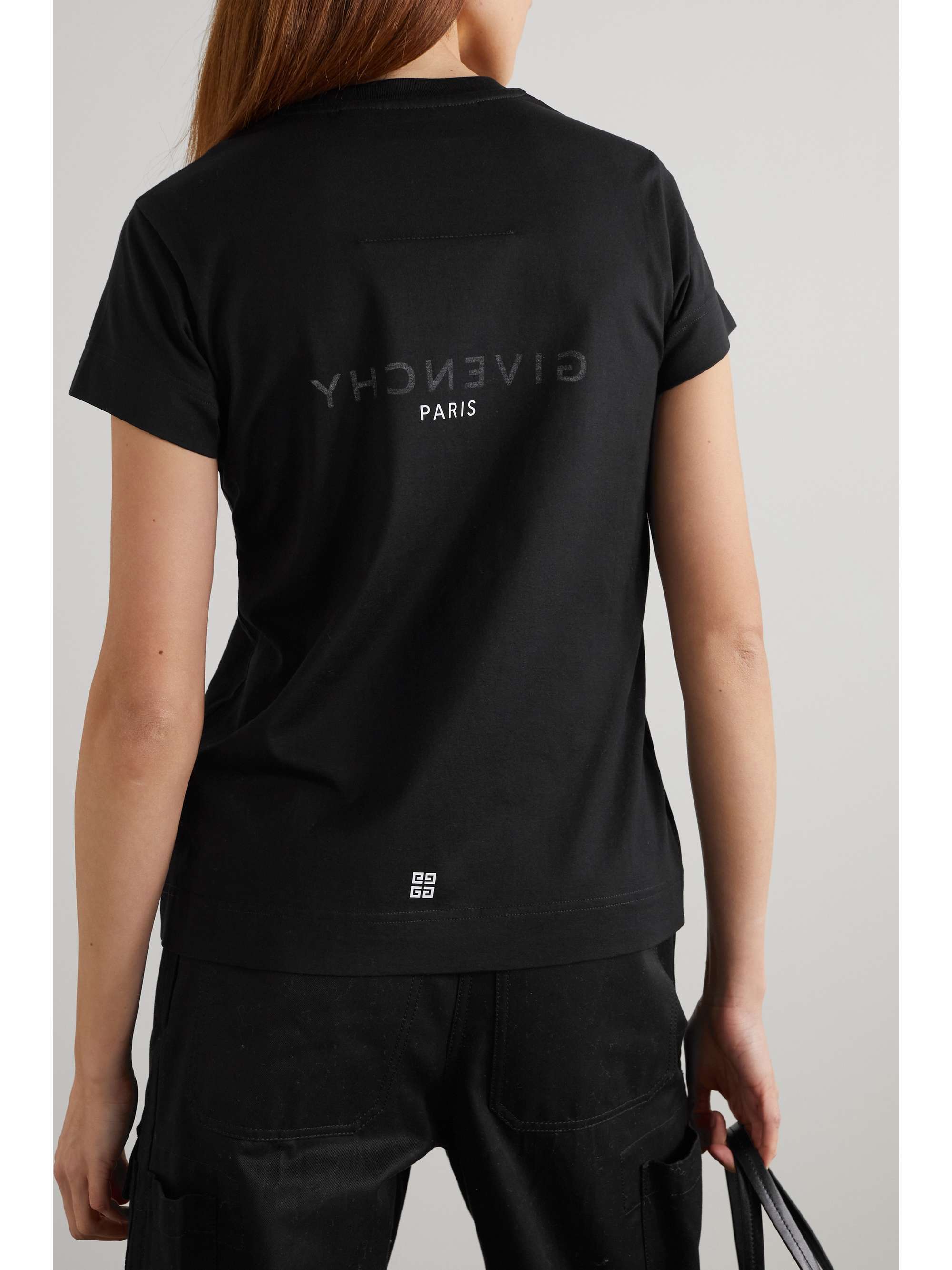 GIVENCHY Printed cotton-jersey T-shirt | NET-A-PORTER