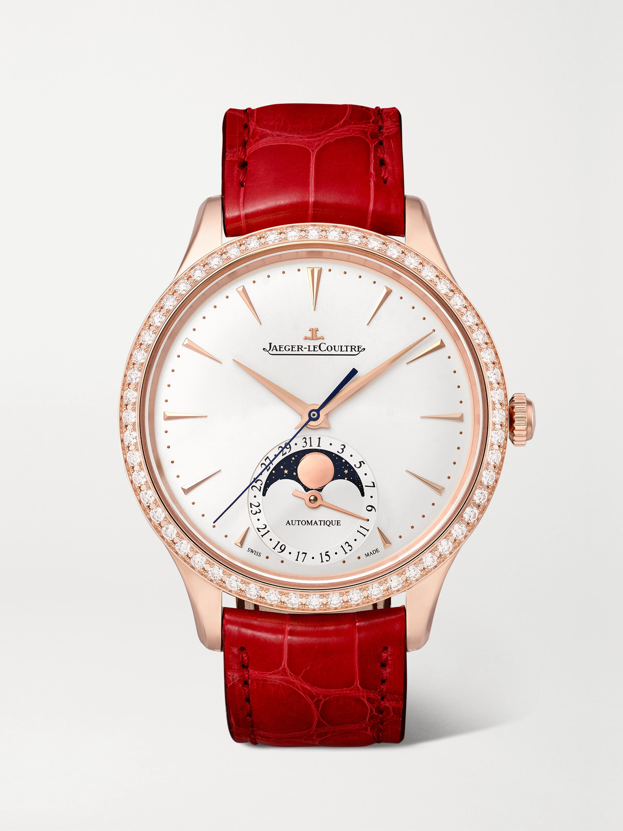 Jaeger-lecoultre Master Ultra Thin Moon Automatic 36mm 18-karat Rose ...