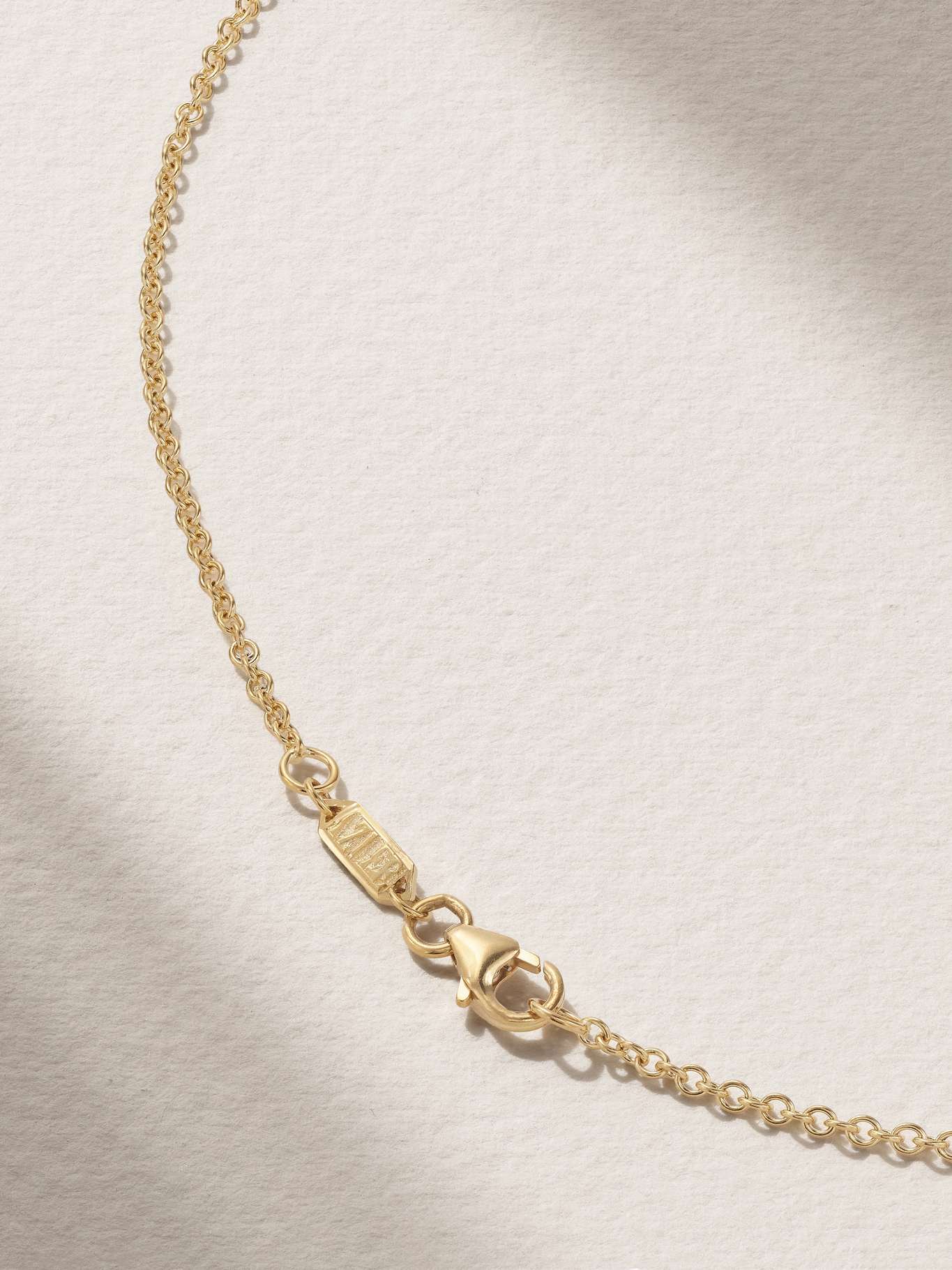 AZLEE Zodiac 18-karat gold diamond necklace | NET-A-PORTER