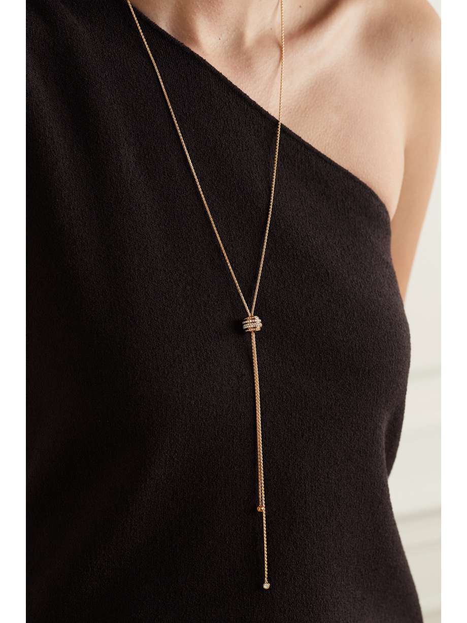PIAGET Possession 18-karat rose gold diamond necklace | NET-A-PORTER