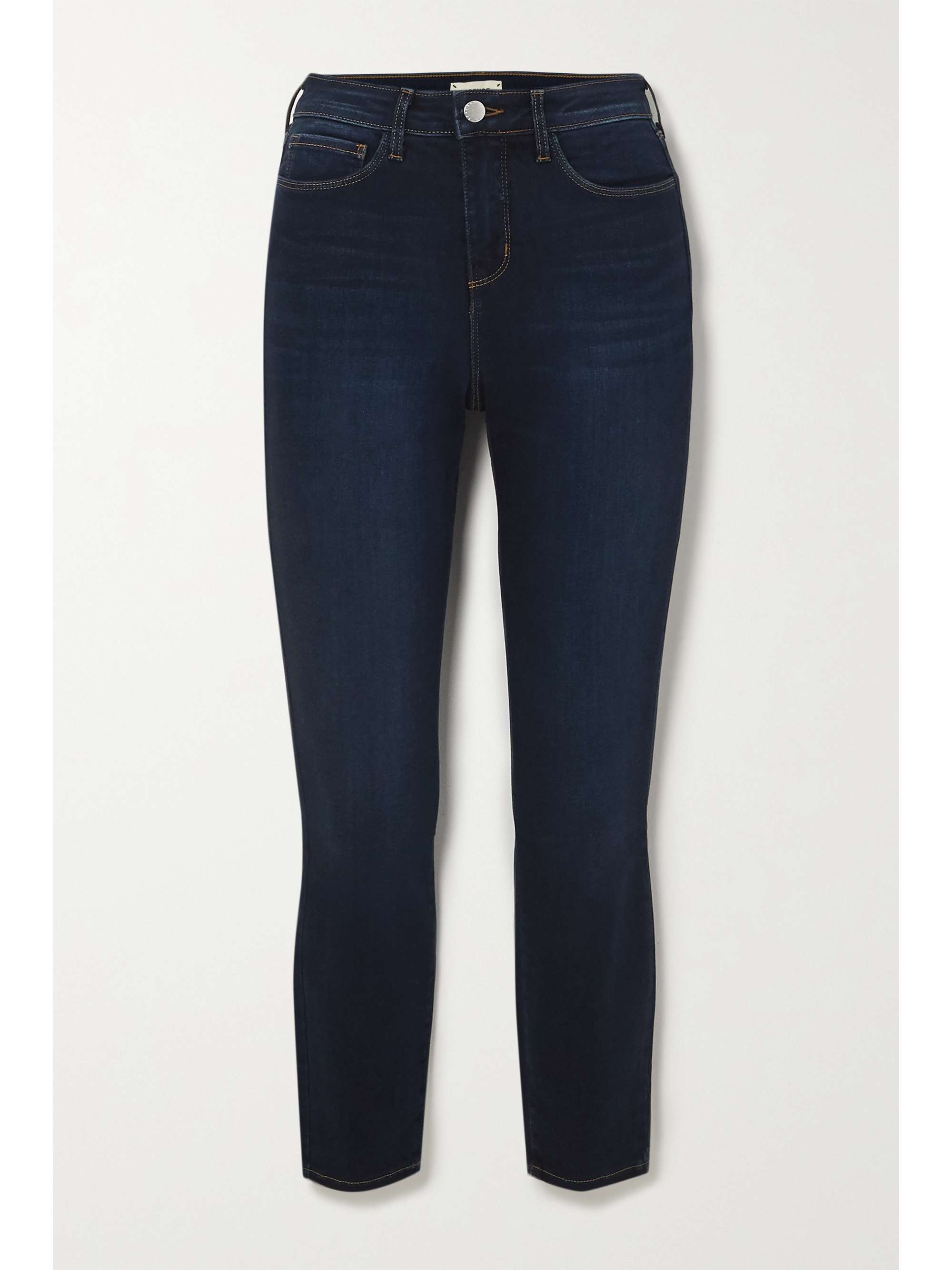 L'Agence Womens Margot Blue High Rise Dark Wash Denim Skinny Jeans NWT ...