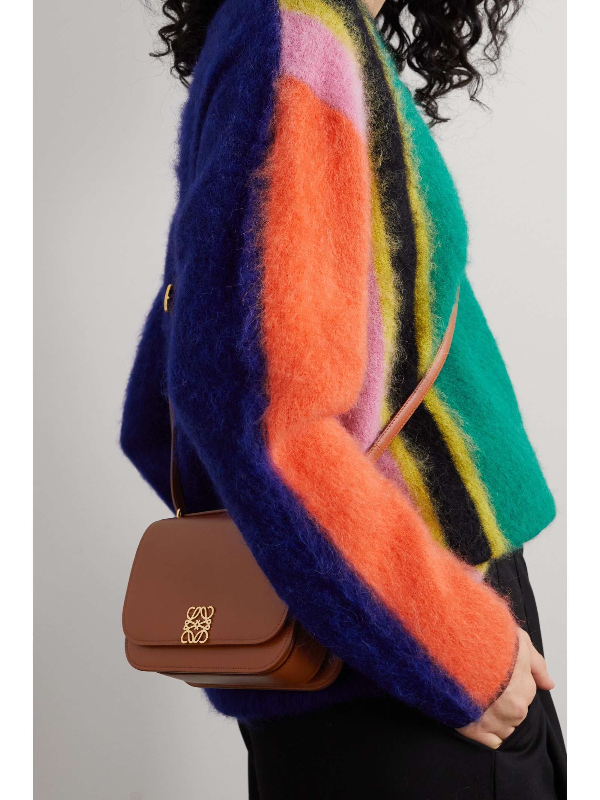 LOEWE Goya small leather shoulder bag | NET-A-PORTER