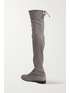 STUART WEITZMAN Lowland suede over-the-knee boots | NET-A-PORTER US