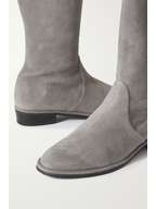 STUART WEITZMAN Lowland suede over-the-knee boots | NET-A-PORTER US