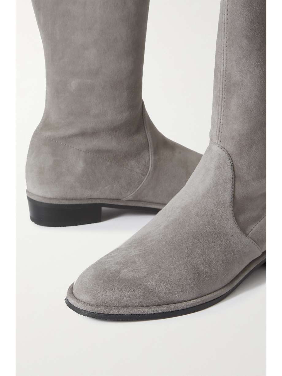 STUART WEITZMAN Lowland suede over-the-knee boots | NET-A-PORTER