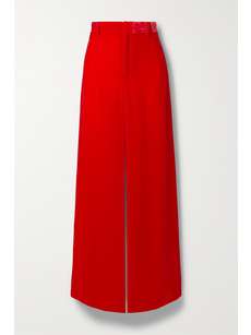 Red Velvet wide-leg pants | LES RÊVERIES | NET-A-PORTER