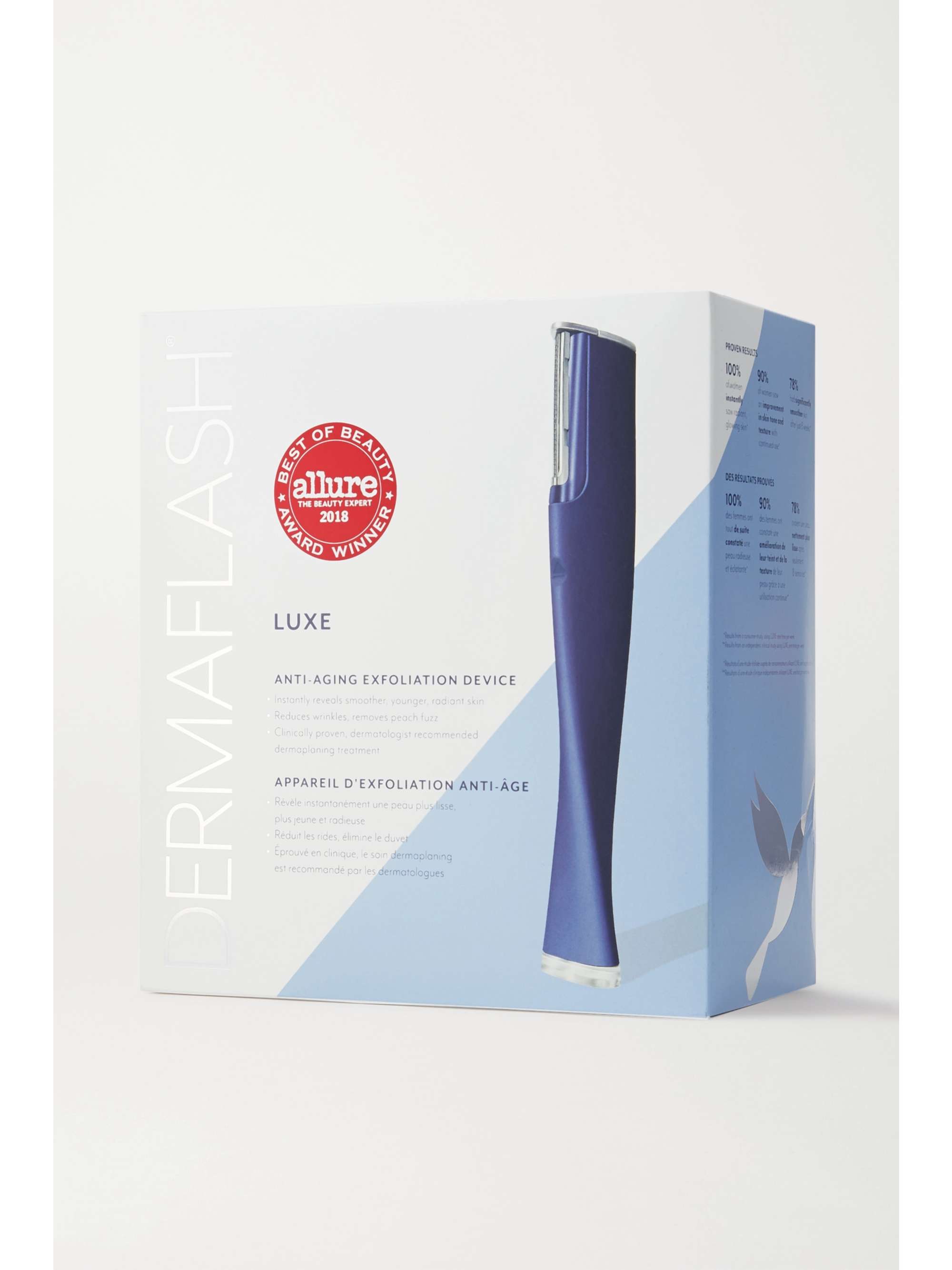 DERMAFLASH DERMAFLASH Luxe Anti-Aging Exfoliating Device - Navy | NET-A ...