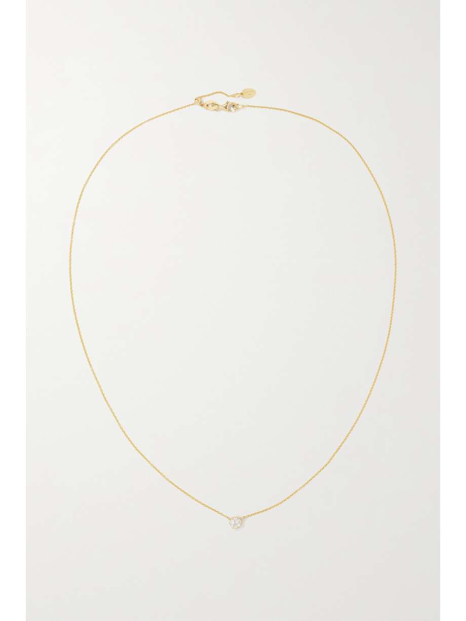 JADE TRAU Medium Penelope 18-karat gold diamond necklace | NET-A-PORTER