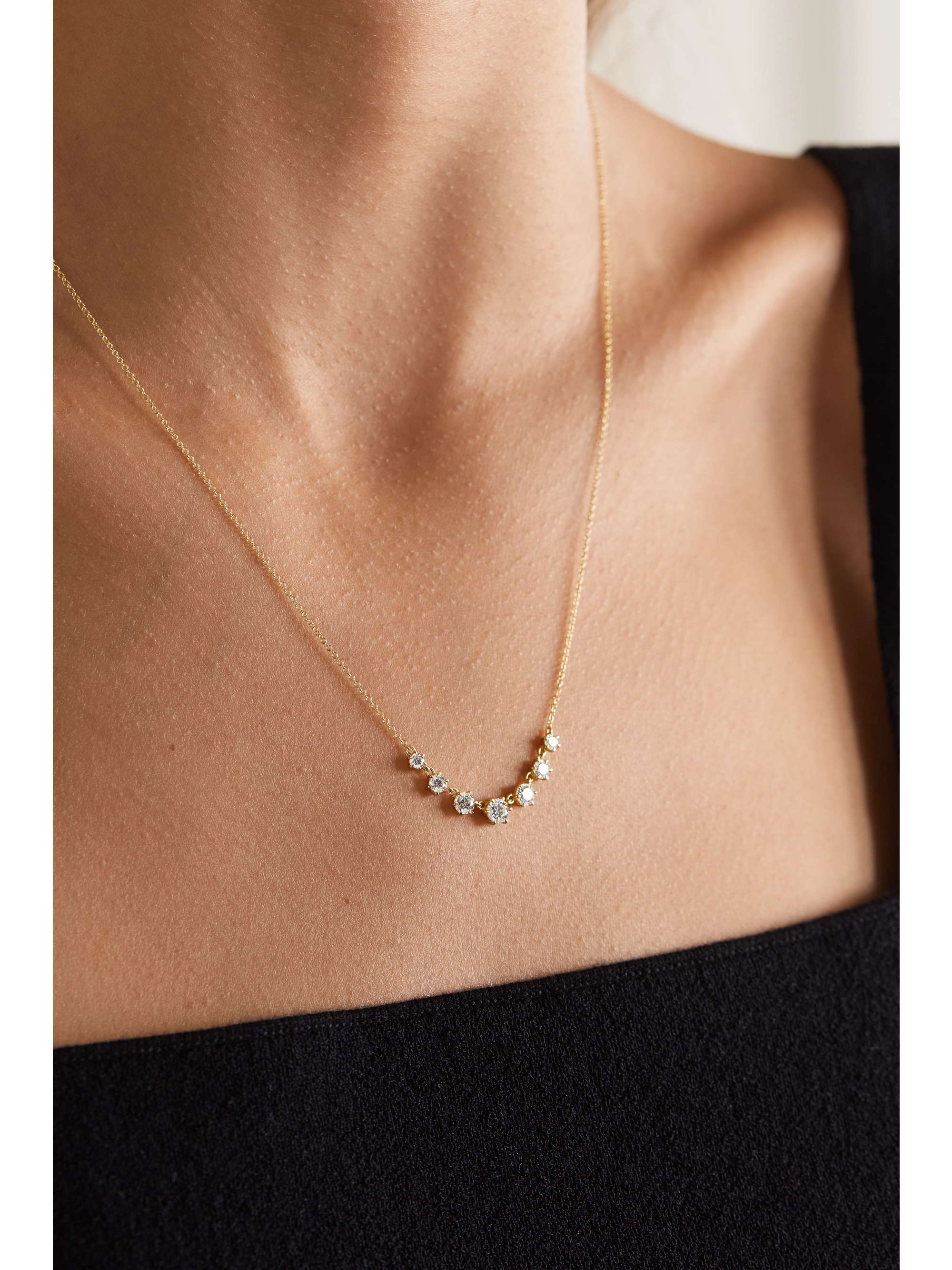 JADE TRAU Penelope 18-karat gold diamond necklace | NET-A-PORTER