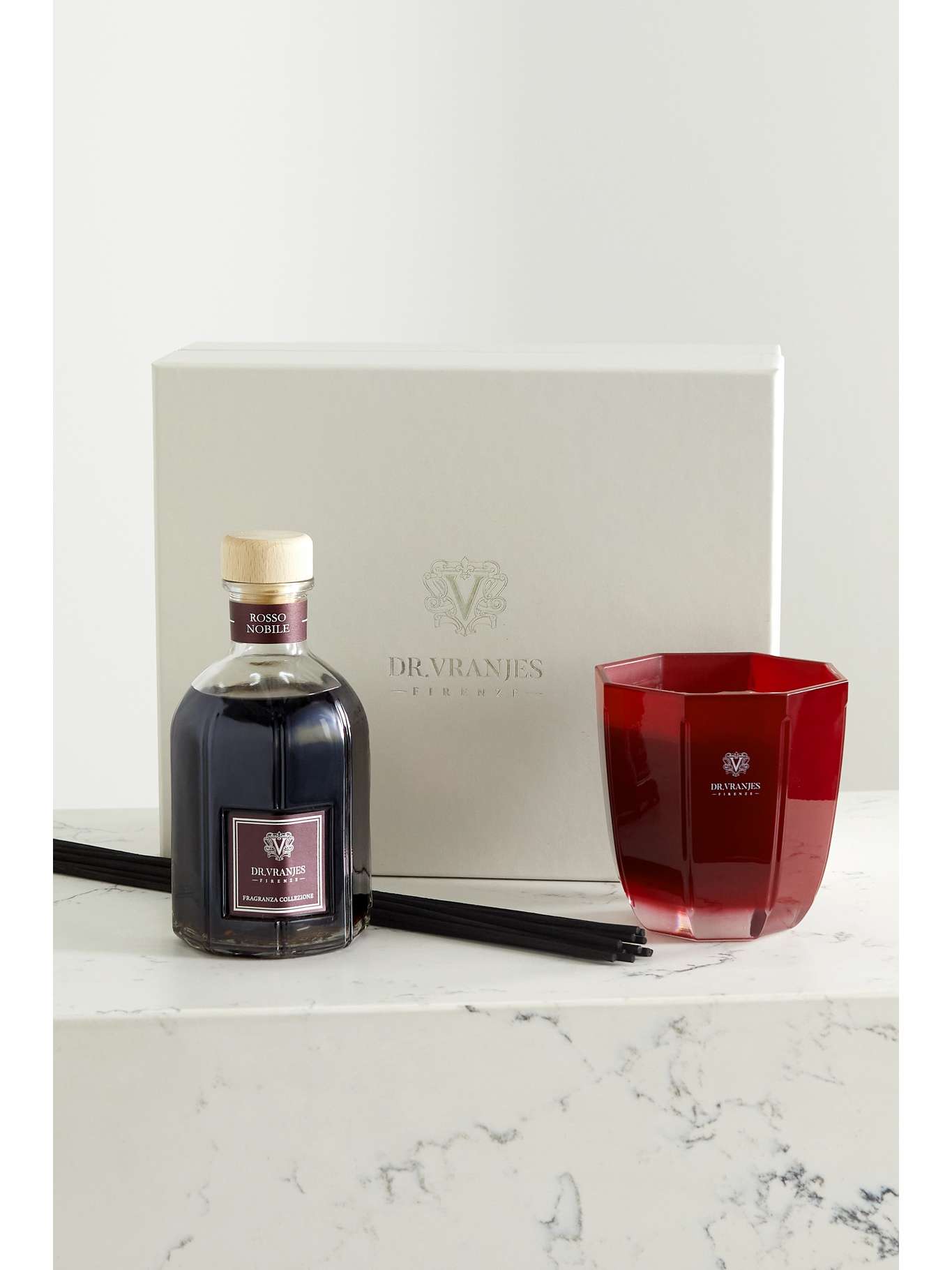 Gold Scented Candle and Diffuser Gift Set - Rosso Nobile | DR. VRANJES FIRENZE | NET-A-PORTER