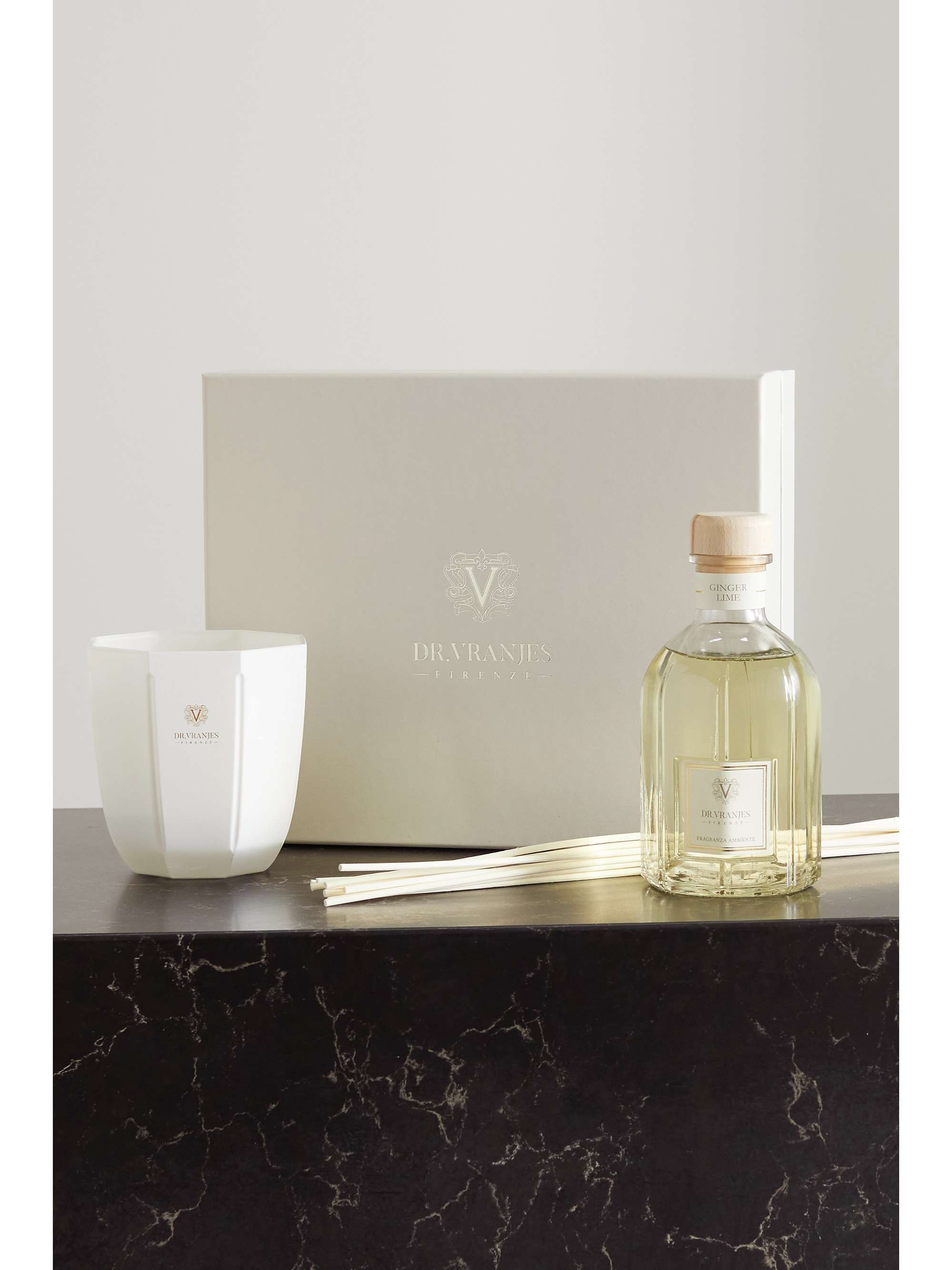 DR. VRANJES FIRENZE Scented Candle and Diffuser Gift Set - Ginger Lime | NET-A-PORTER