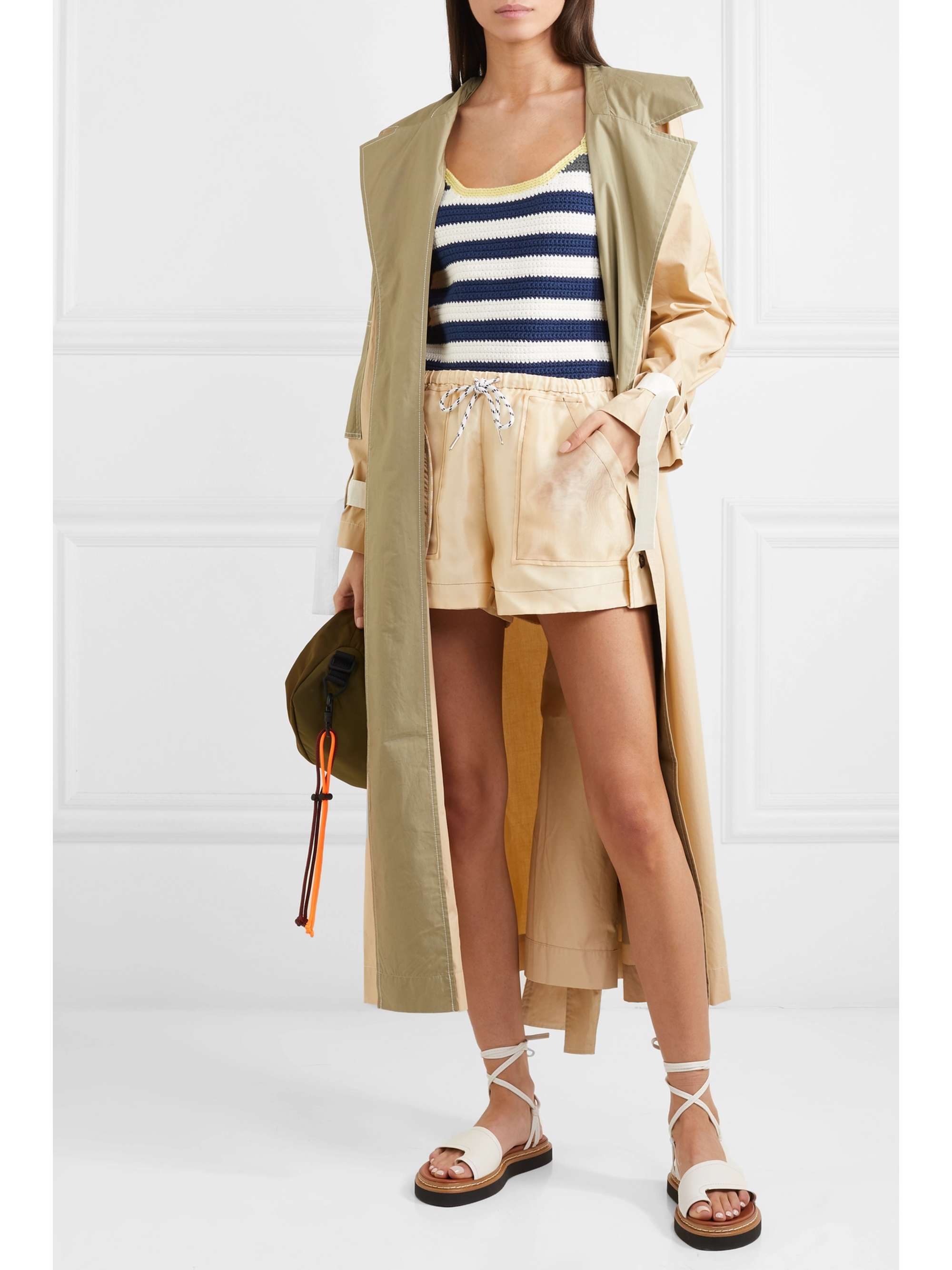 GANNI Organza shorts | NET-A-PORTER