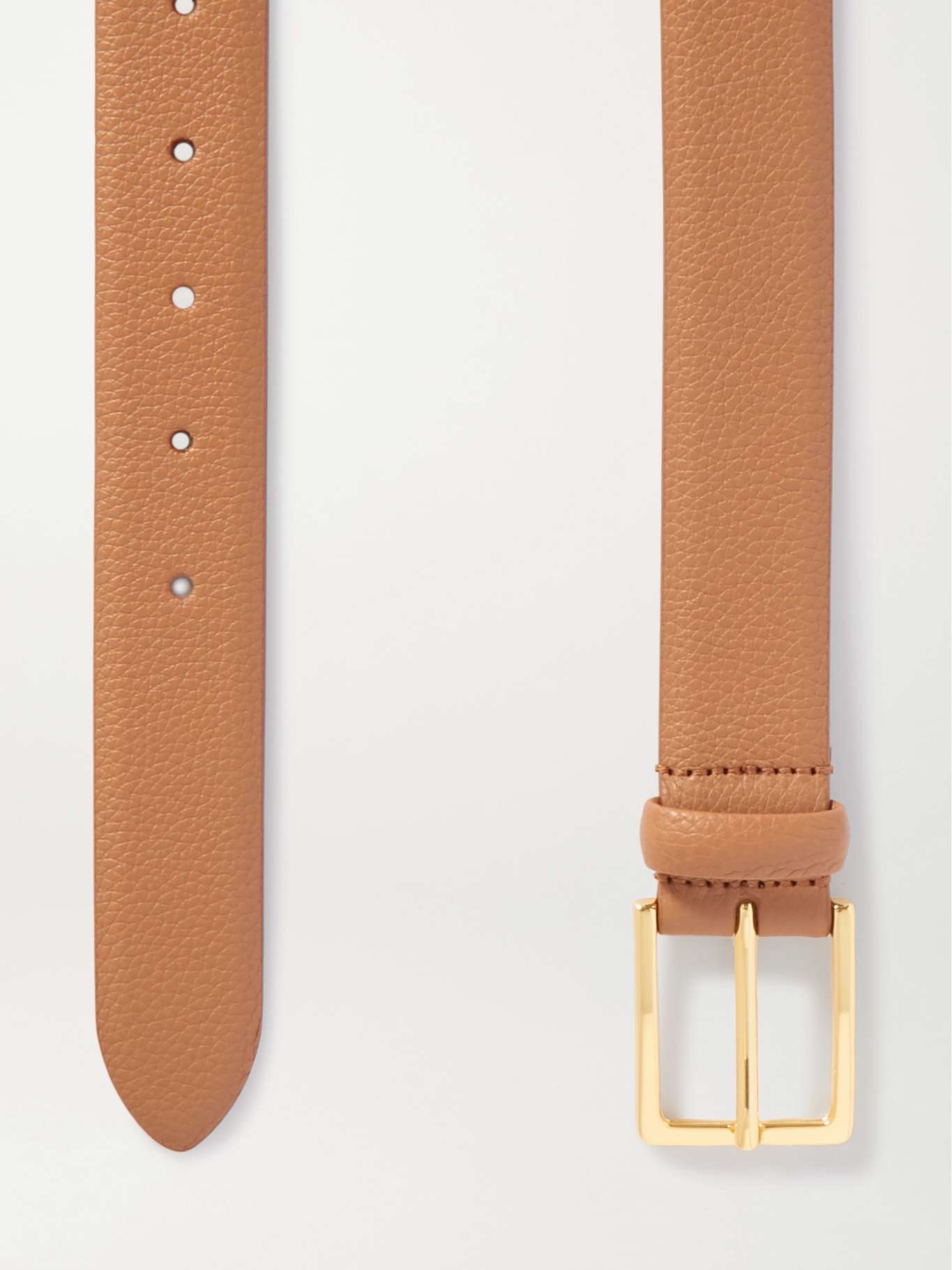 ANDERSON'S Textured-leather belt | NET-A-PORTER