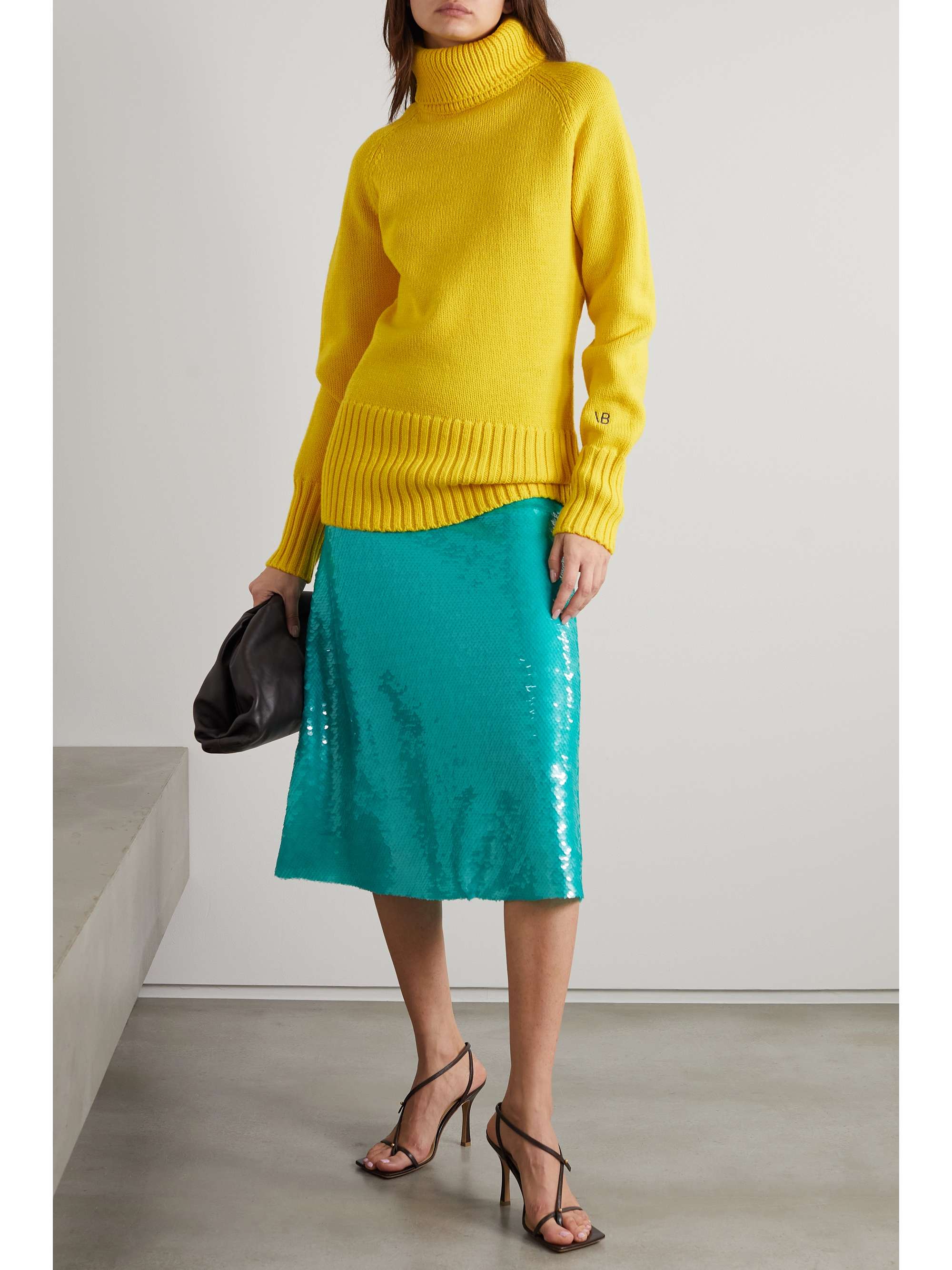 VICTORIA BECKHAM Wool turtleneck sweater | NET-A-PORTER