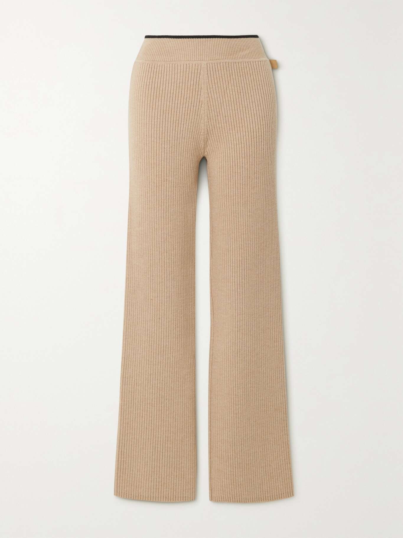Ribbed wool wide-leg pants | NET-A-PORTER