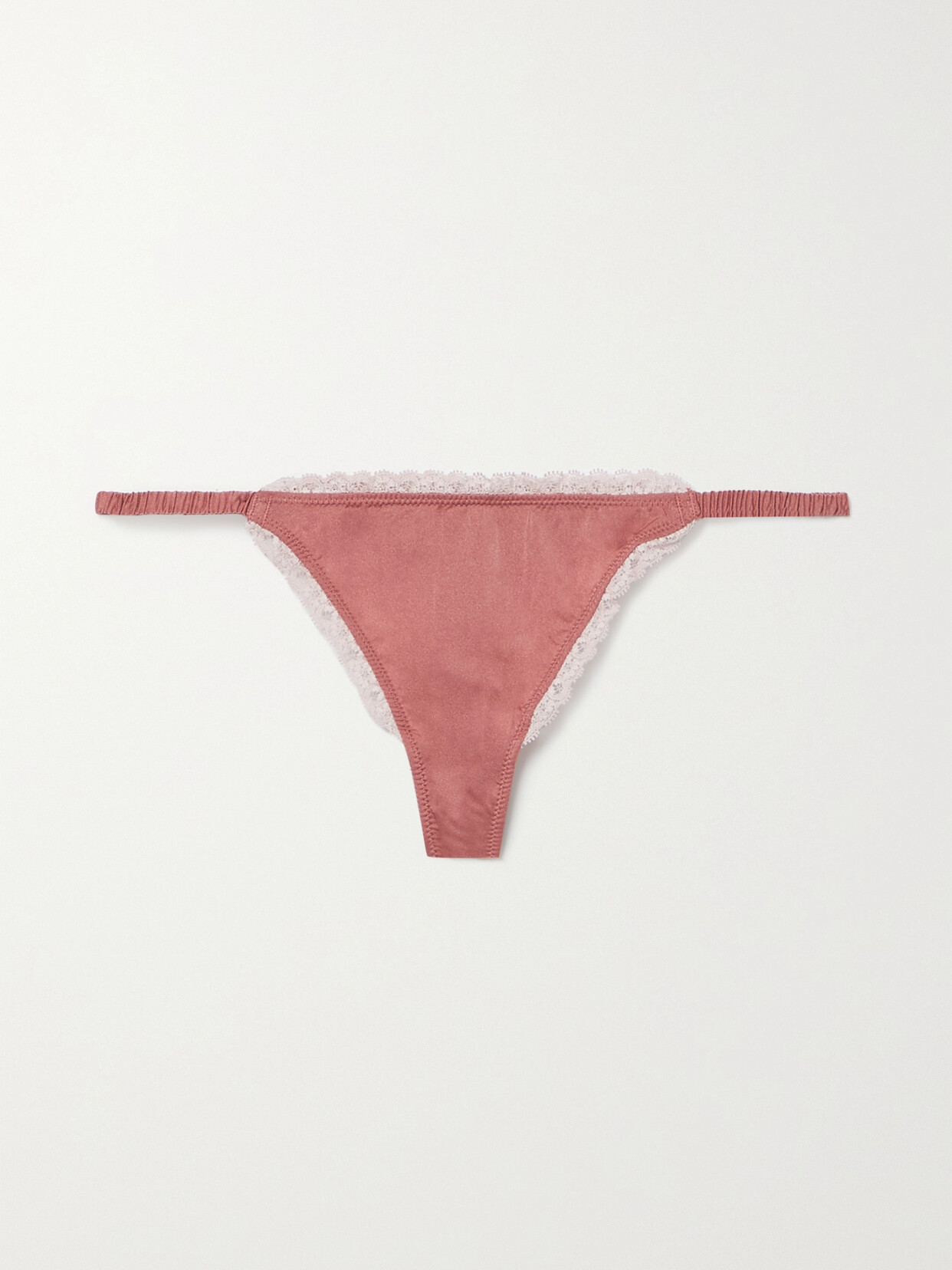 Love Stories + Net Sustain Roomie Recycled Lace-trimmed Stretch-satin ...