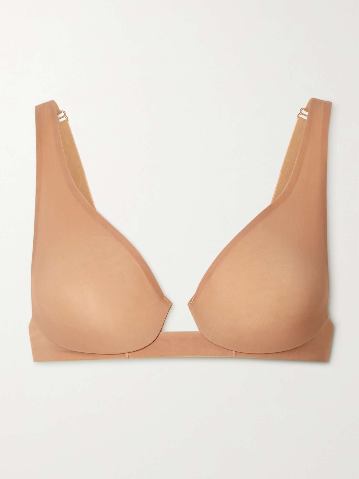 SKIMS Naked plunge bra - Honey | NET-A-PORTER
