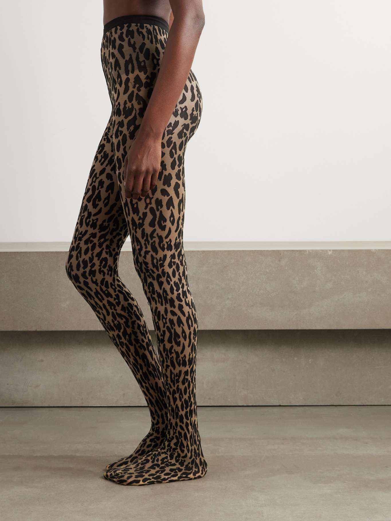 WOLFORD Josey 20 denier leopard-print tights | NET-A-PORTER