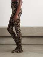 WOLFORD Josey 20 denier leopard-print tights | NET-A-PORTER