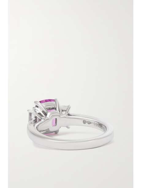 BAYCO Platinum, sapphire and diamond ring | NET-A-PORTER