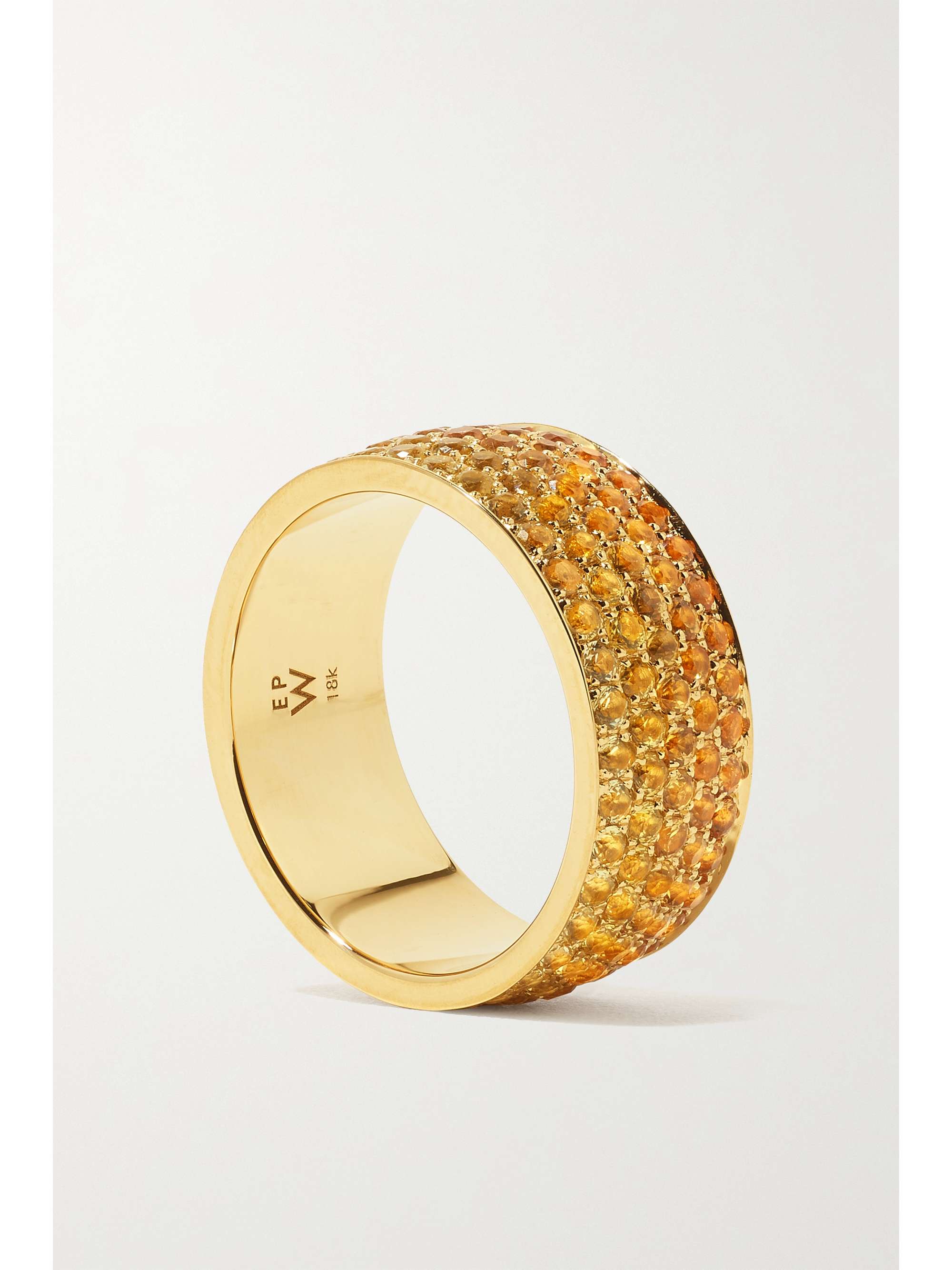 EMILY P. WHEELER + NET SUSTAIN 18-karat recycled gold sapphire ring ...