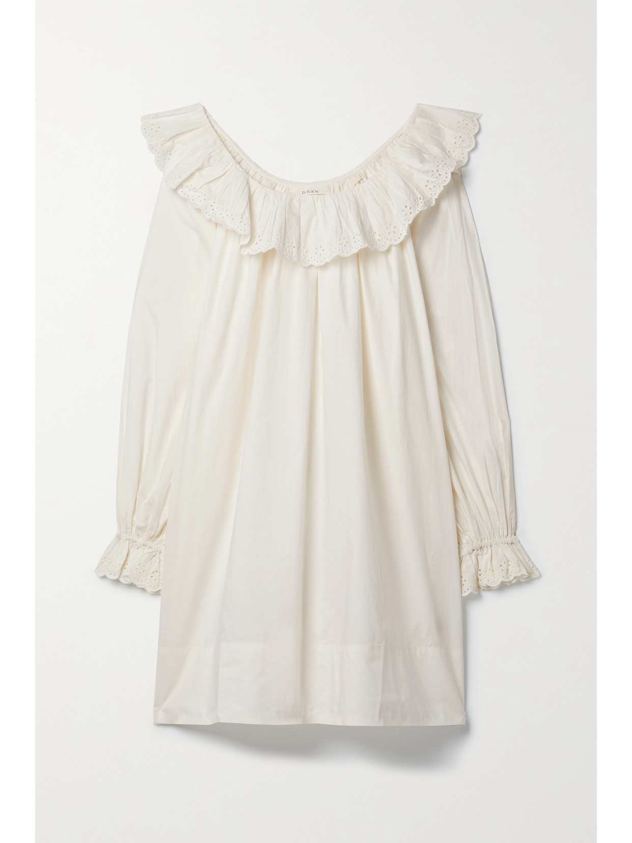 Doen Net Sustain Wynne Broderie Anglaise Trimmed Organic Cotton