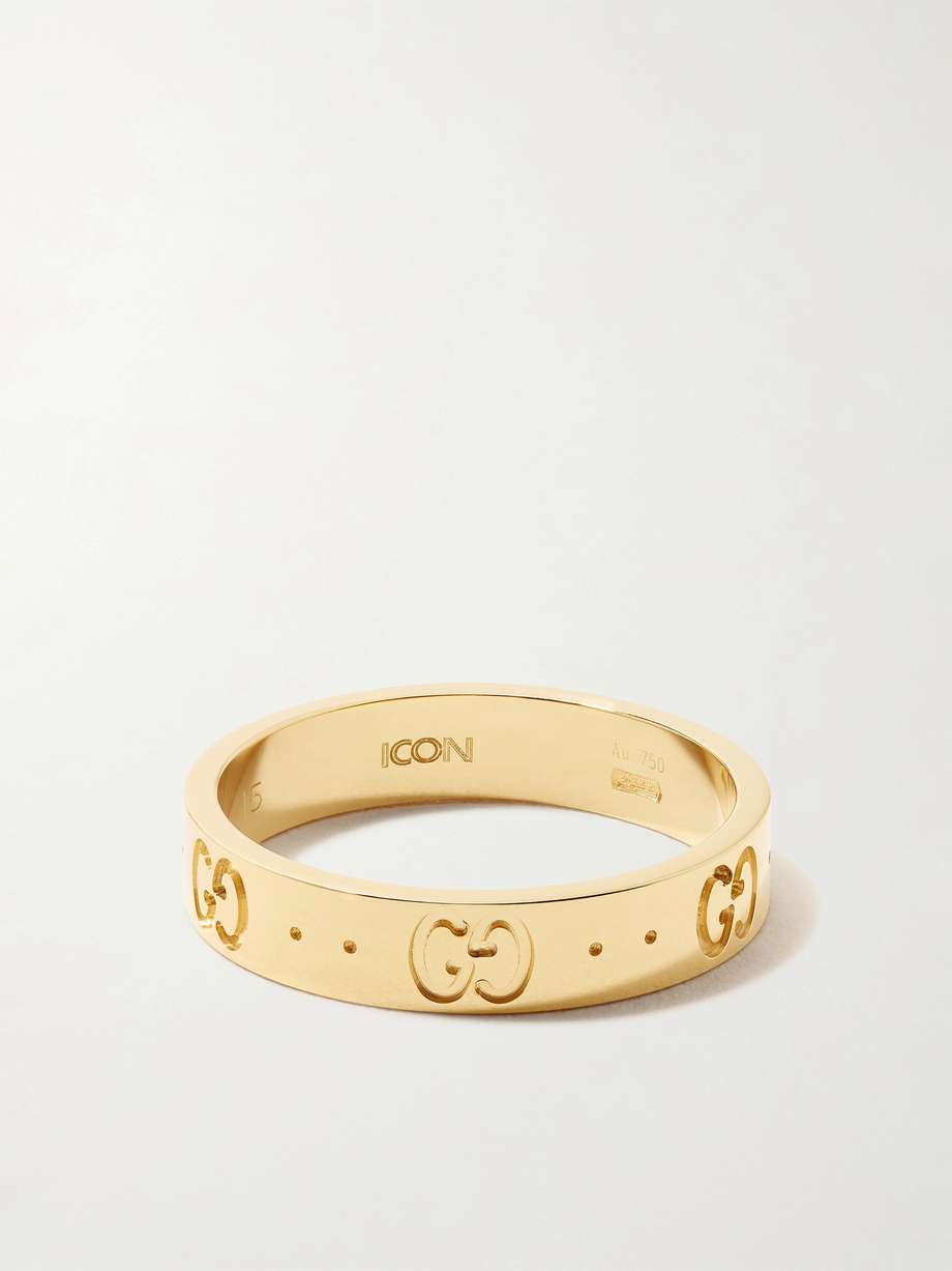 GUCCI Icon 18-karat gold ring | NET-A-PORTER