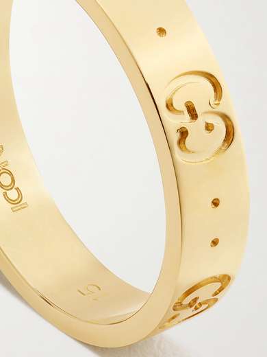 GUCCI Icon 18-karat gold ring | NET-A-PORTER