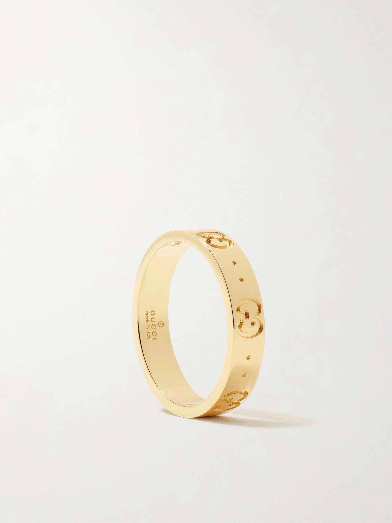 GUCCI Icon 18-karat gold ring | NET-A-PORTER