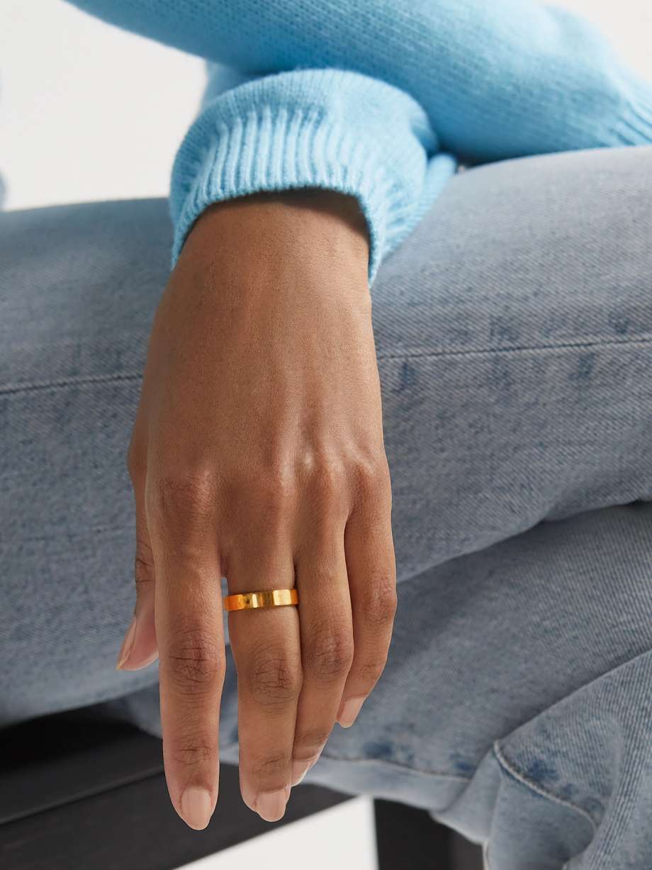 GUCCI Icon 18-karat gold ring | NET-A-PORTER