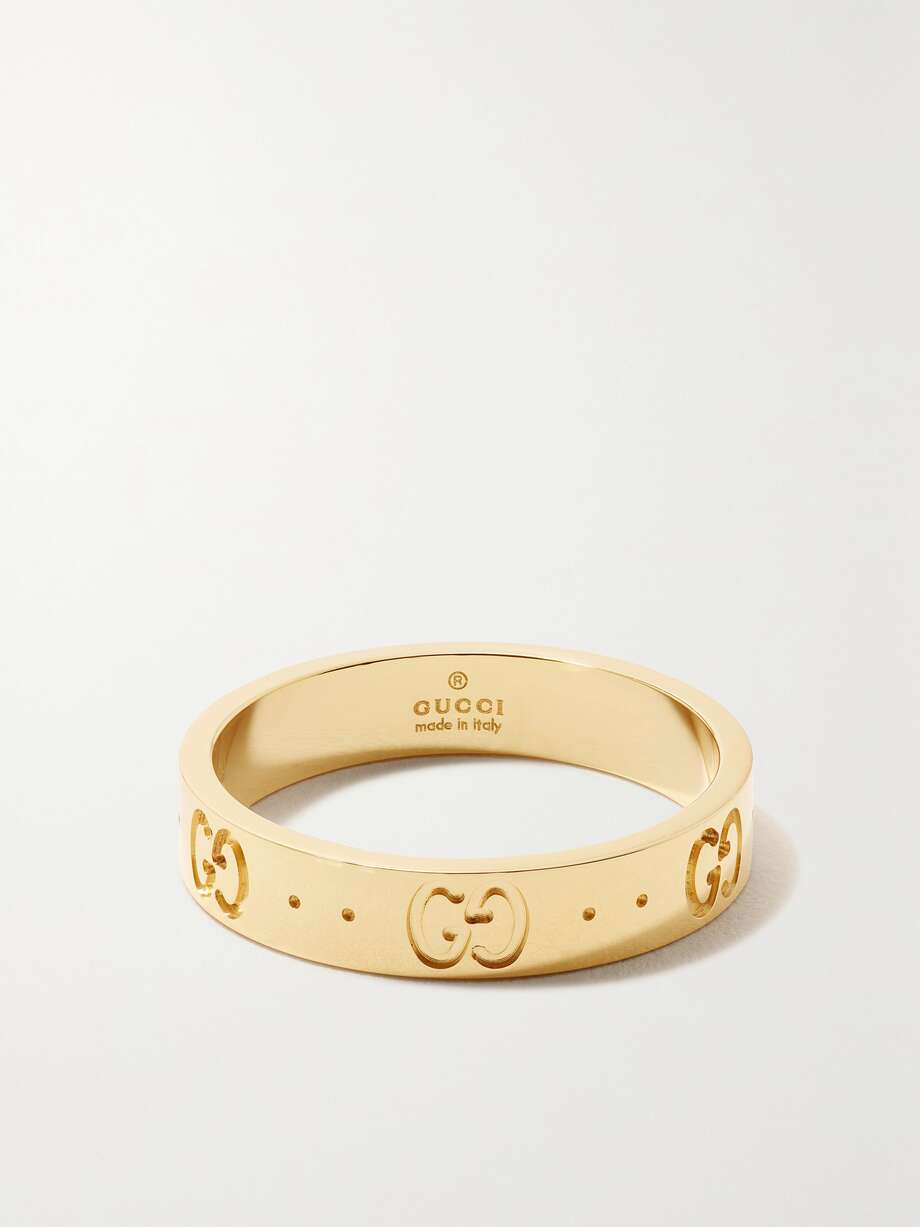 GUCCI Icon 18-karat gold ring | NET-A-PORTER