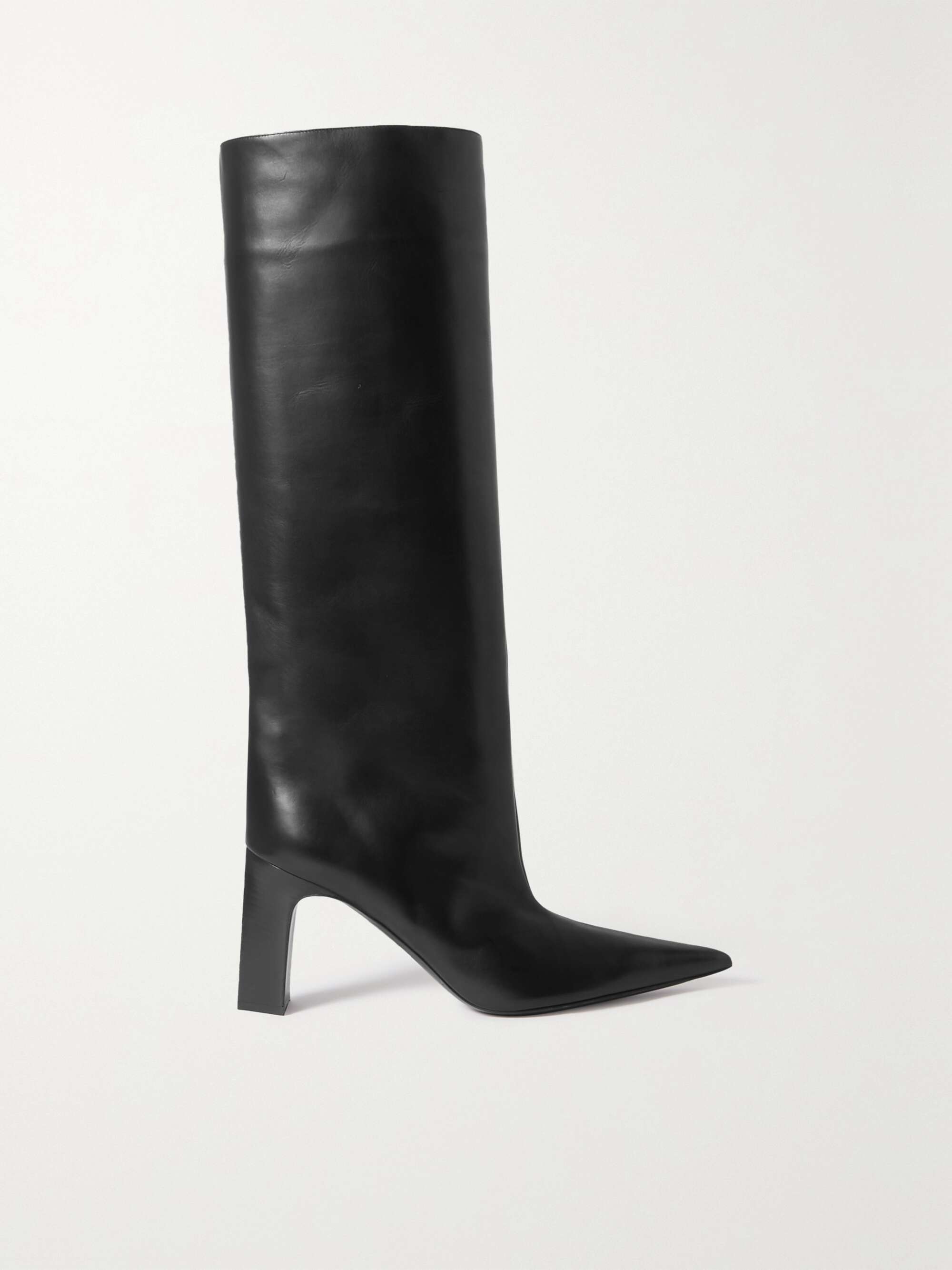 Black Blade Leather Knee Boots BALENCIAGA NET A PORTER black-blade-leather-knee-boots-balenciaga-net-a-porter