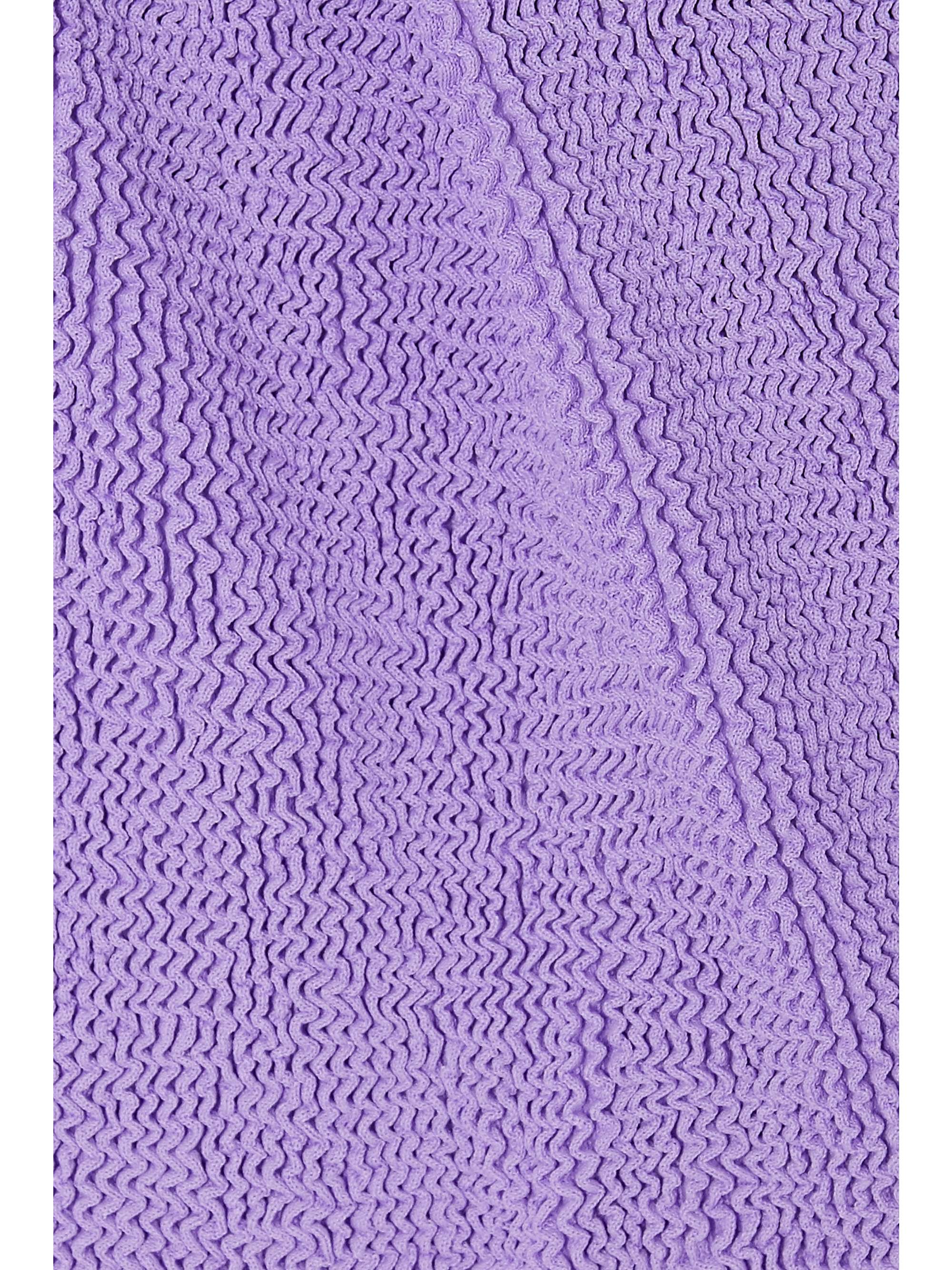 HUNZA G Square Neck seersucker swimsuit | NET-A-PORTER