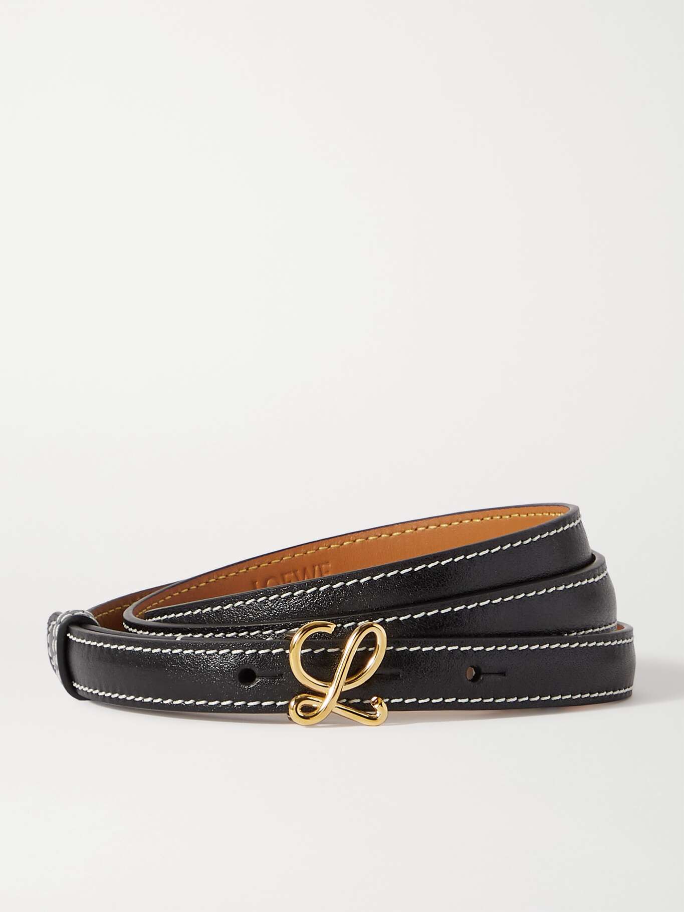 LOEWE L Buckle leather belt | NET-A-PORTER