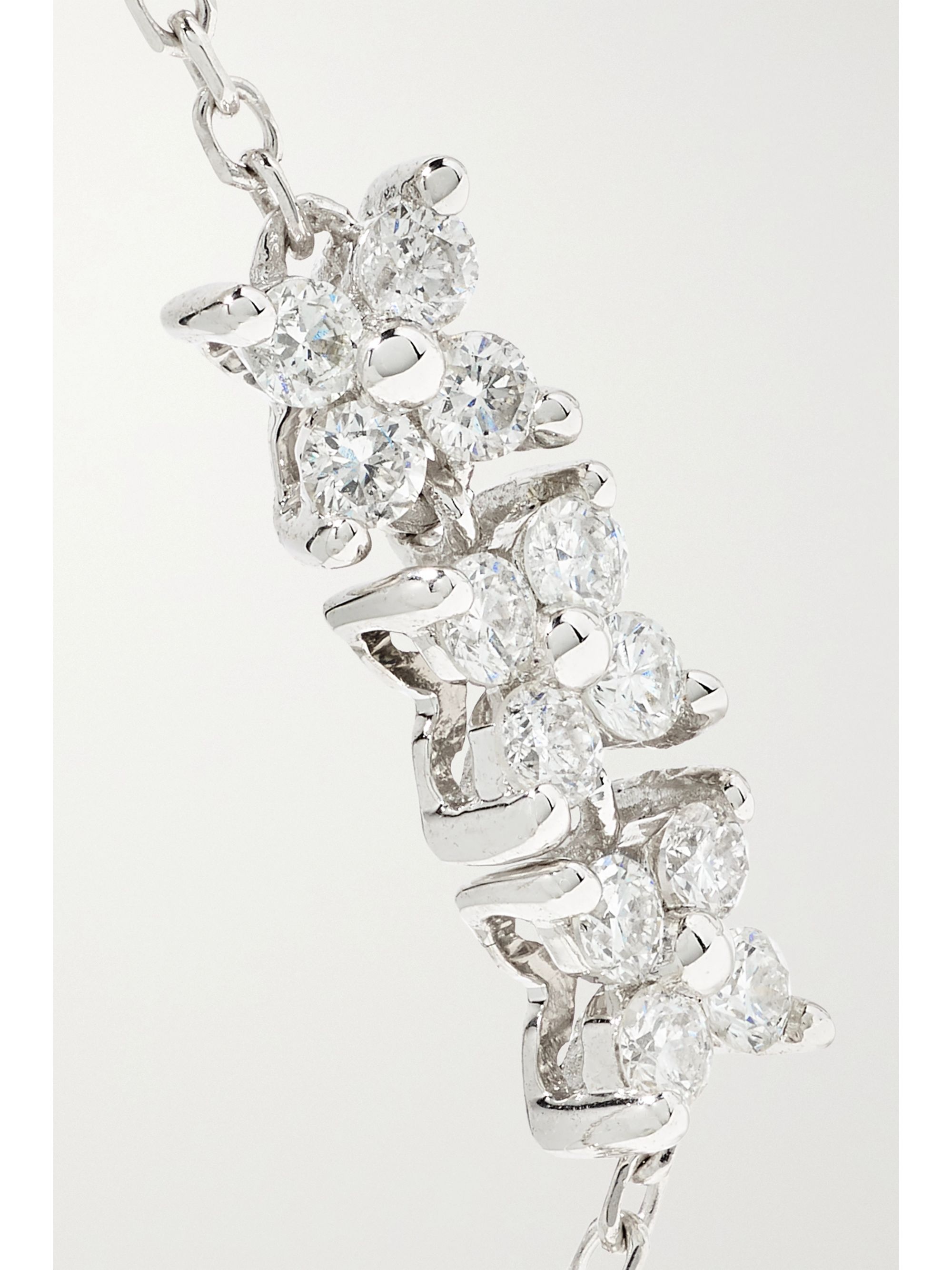 White gold Brontë 14-karat white gold diamond ring | ANISSA KERMICHE ...
