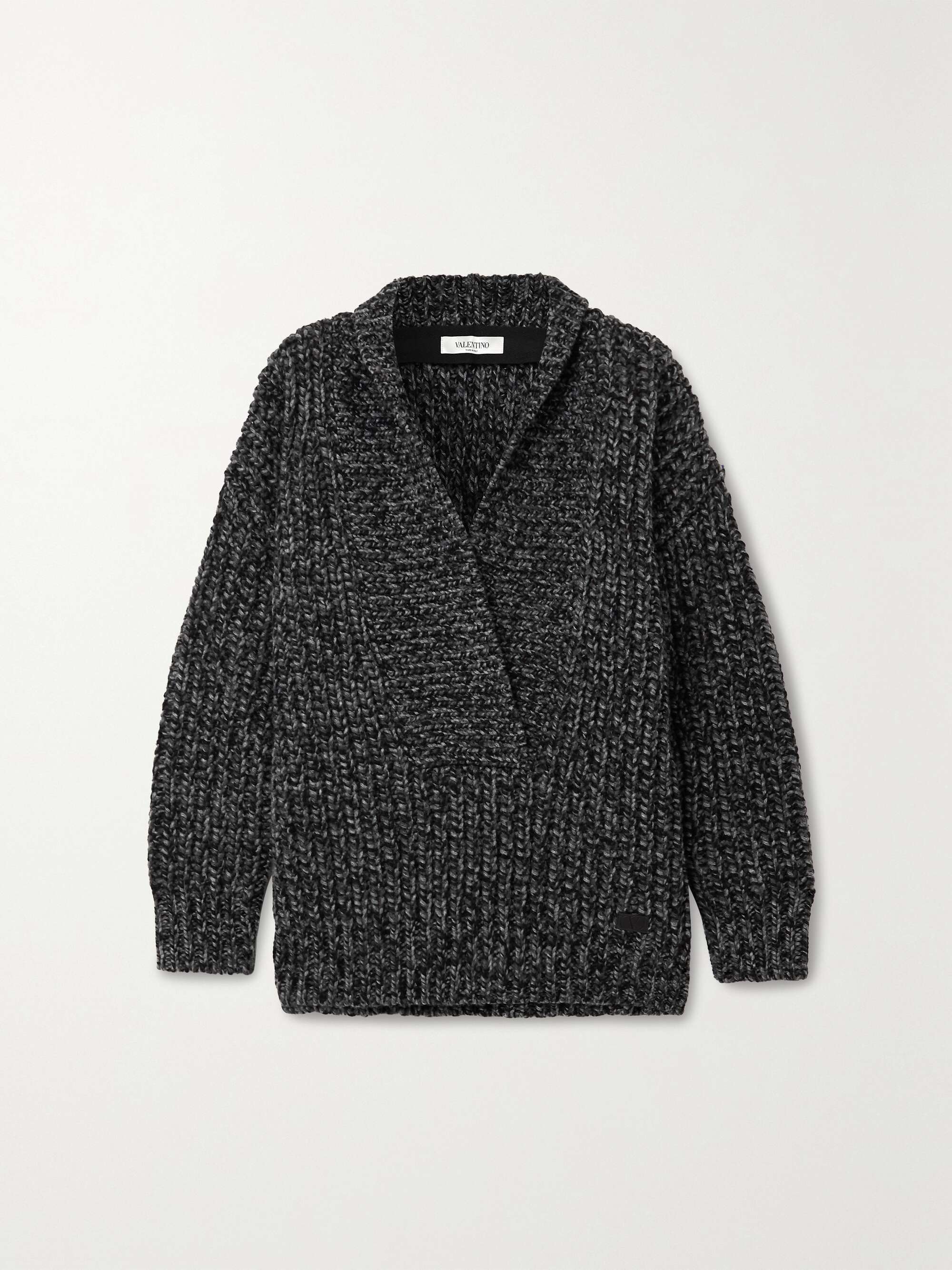 VALENTINO GARAVANI Oversized wool and cashmere-blend sweater | NET-A-PORTER