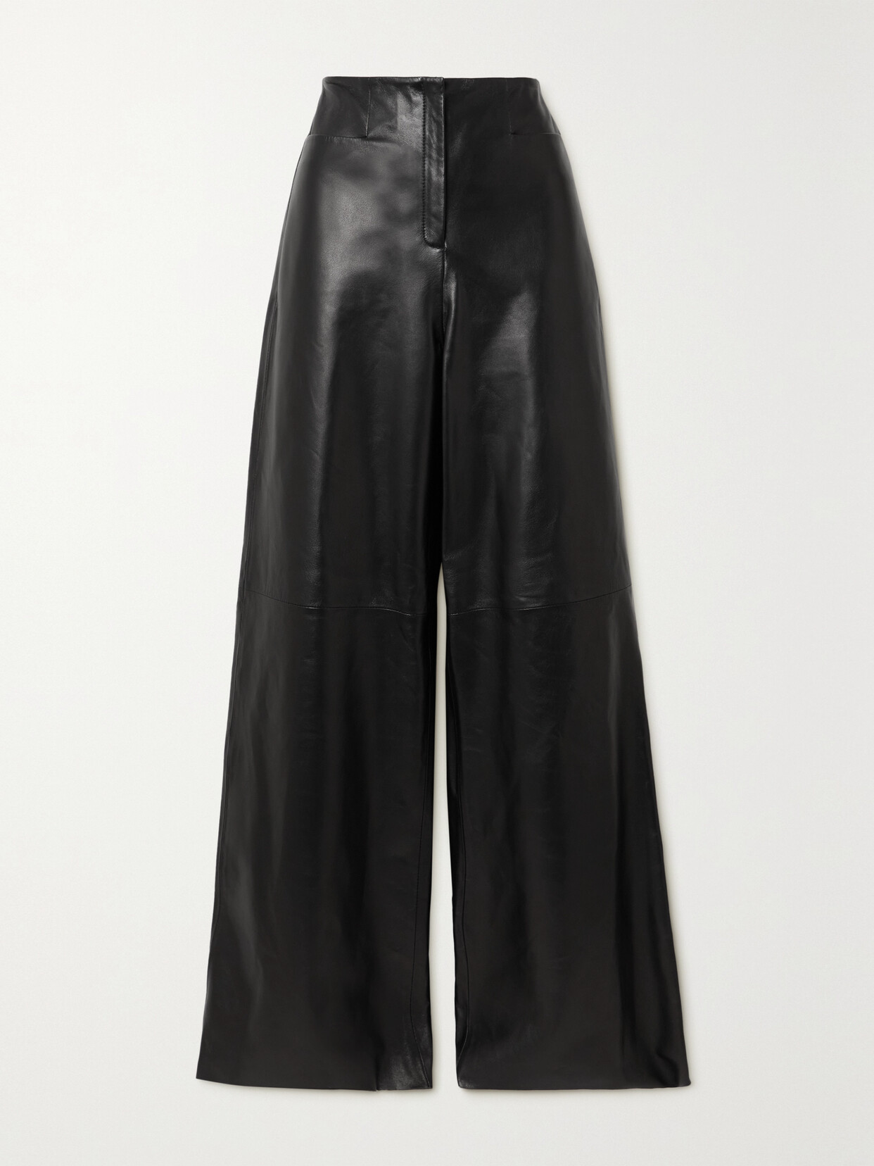 16arlington Hagen Oversized Wide-leg Leather Pants In Black | ModeSens