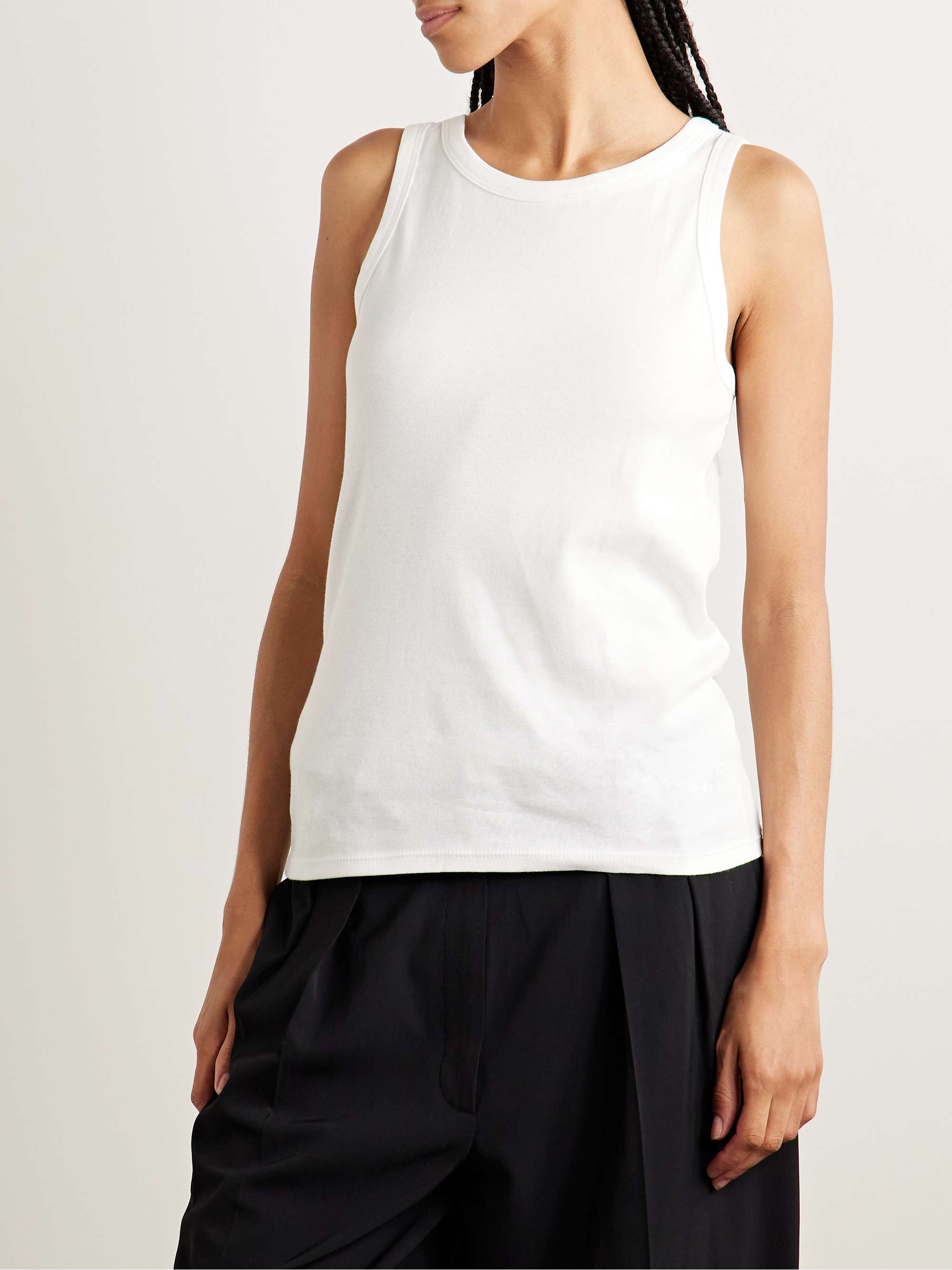 THE ROW Essentials Frankie organic cotton-jersey tank | NET-A-PORTER
