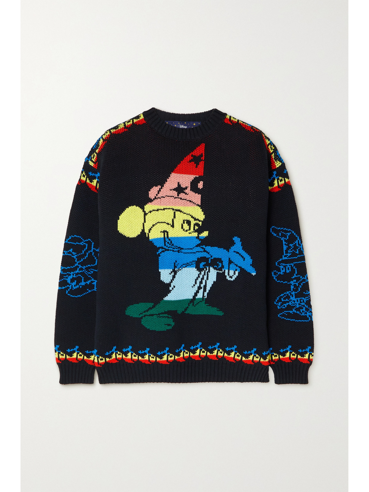 Stella Mccartney X Disney Fantasia Rainbow Mickey Knitted Jumper In