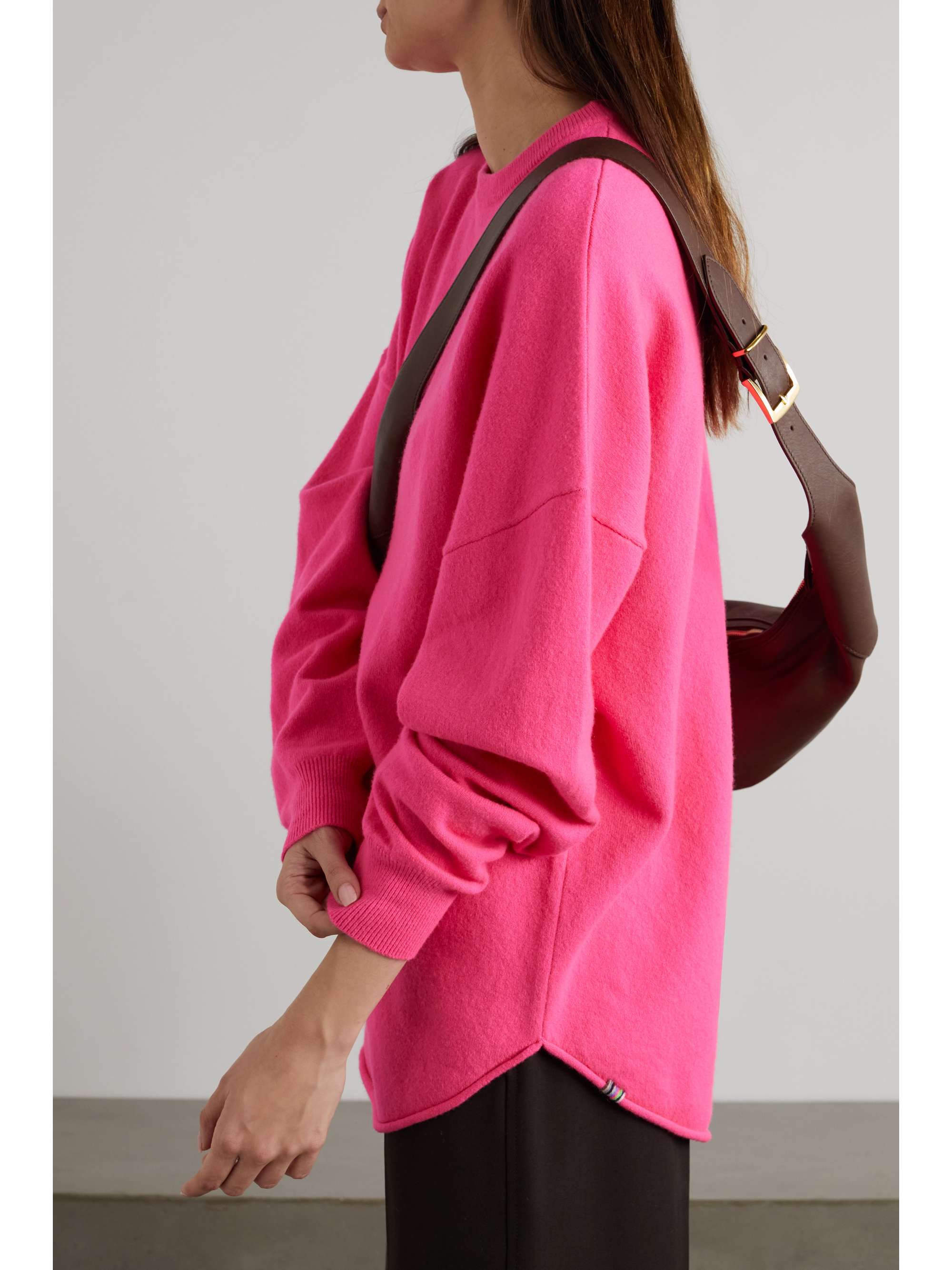 Pull en cachemire mélangé fluo N°53 Crew Hop EXTREME CASHMERE pour ...
