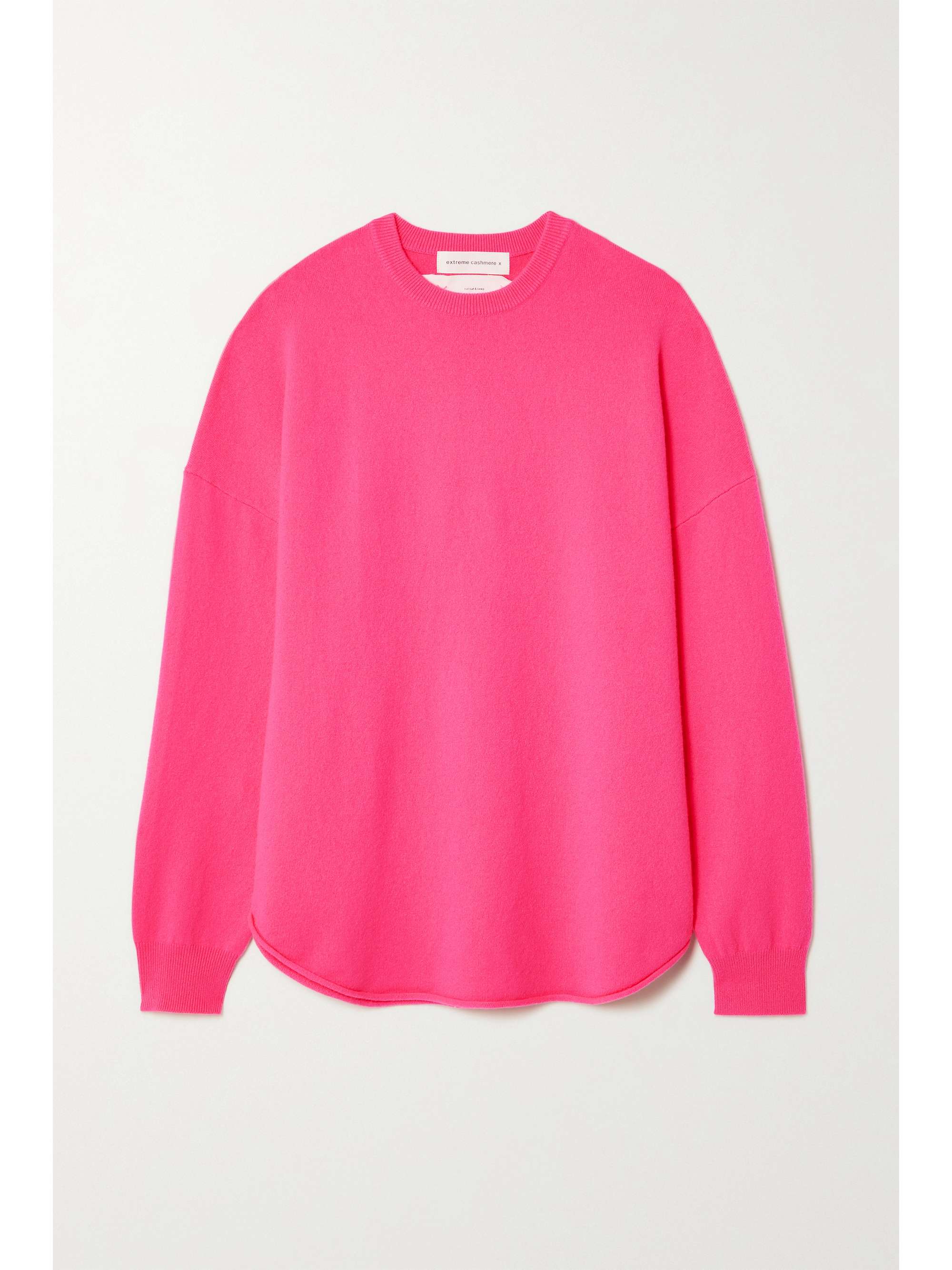 Pull en cachemire mélangé fluo N°53 Crew Hop EXTREME CASHMERE pour ...