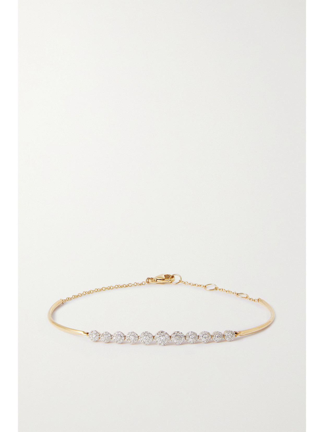 Stone And Strand Diamond Burst Gold Diamond Bangle | ModeSens