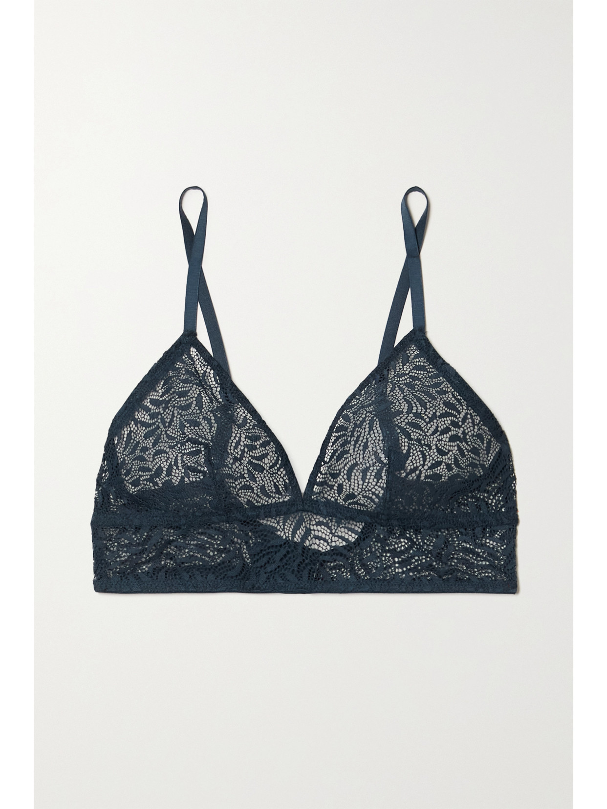 Else Acacia Lace Soft-cup Triangle Bra In Blue | ModeSens
