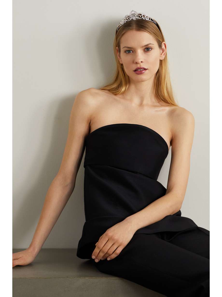 GARRARD Beatrice 18-karat white gold diamond tiara | NET-A-PORTER