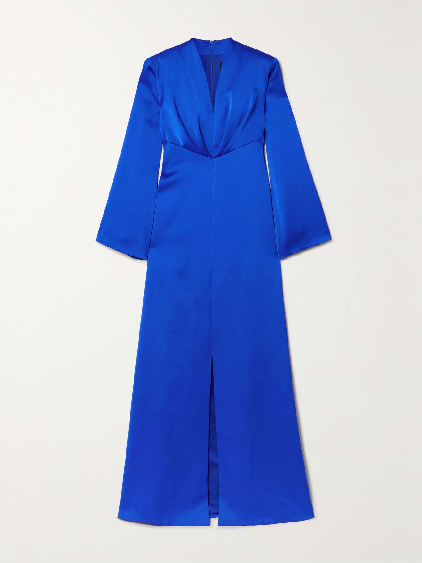 Blue Duchesse-satin gown | RASARIO | NET-A-PORTER