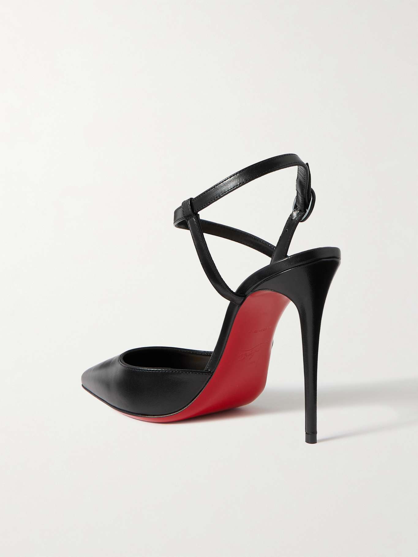 CHRISTIAN LOUBOUTIN Jenlove 100 leather slingback pumps | NET-A-PORTER