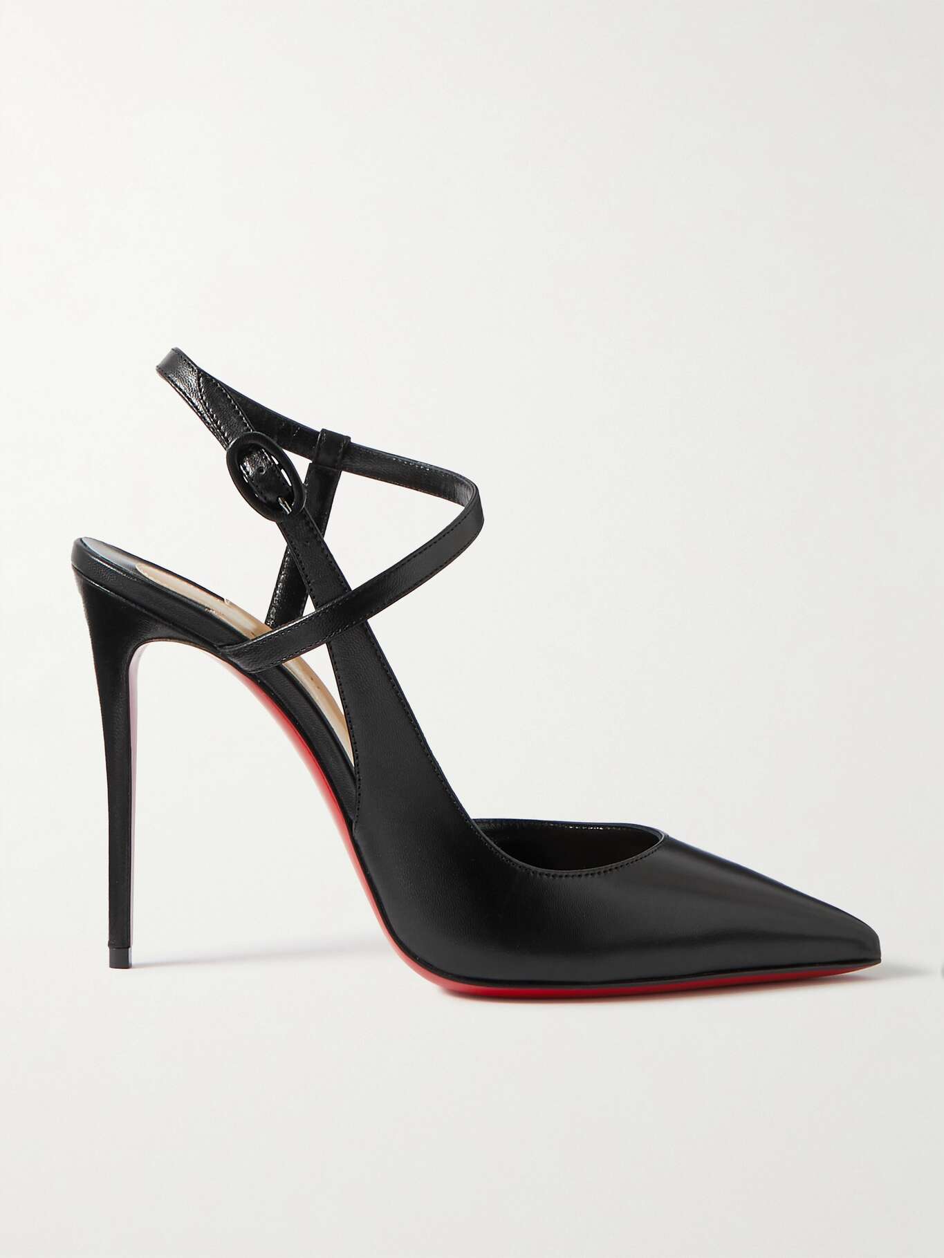 CHRISTIAN LOUBOUTIN Jenlove 100 leather slingback pumps | NET-A-PORTER