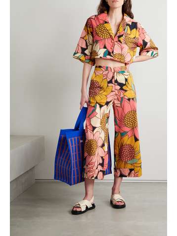 Pants | Farm Rio | NET-A-PORTER