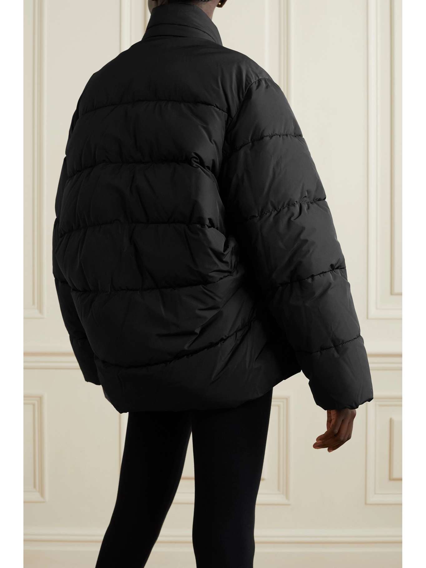 BALENCIAGA Oversized quilted shell jacket | NET-A-PORTER