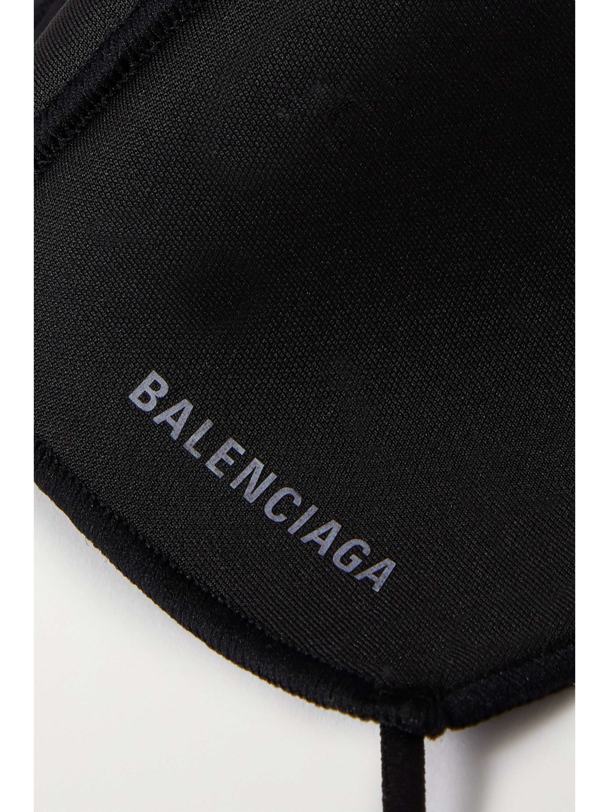 BALENCIAGA Printed stretch-knit face mask | NET-A-PORTER
